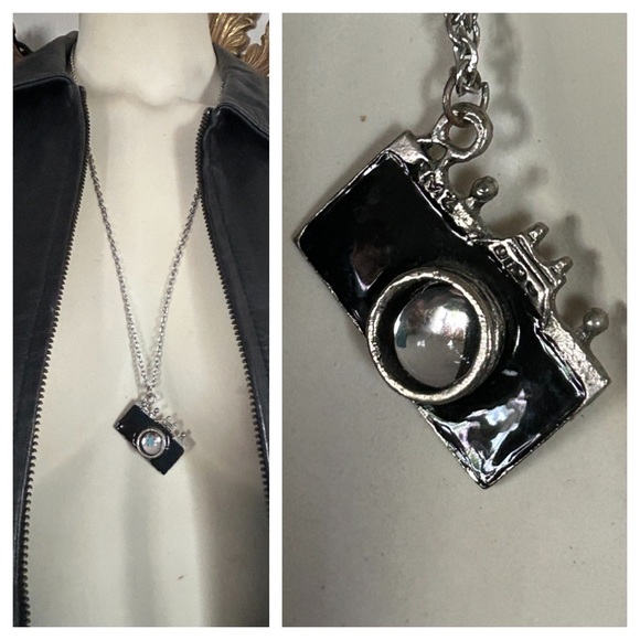 Vintage | Jewelry | Vintage Camera Necklace | Poshmark